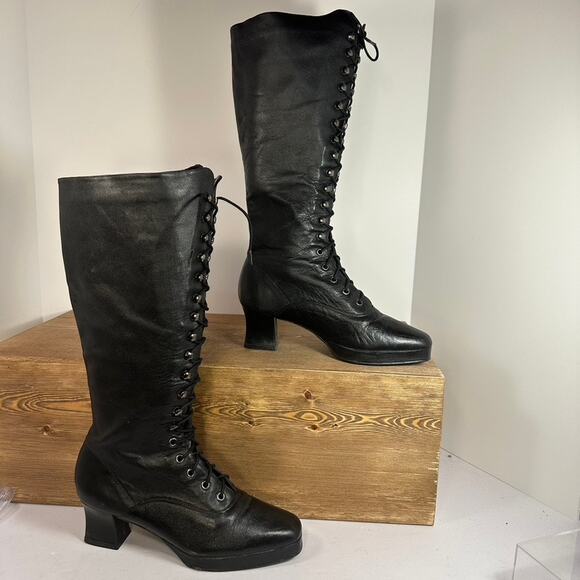 American Eagle Studio | Shoes | American Eagle Studio Lace Up Knee High ...